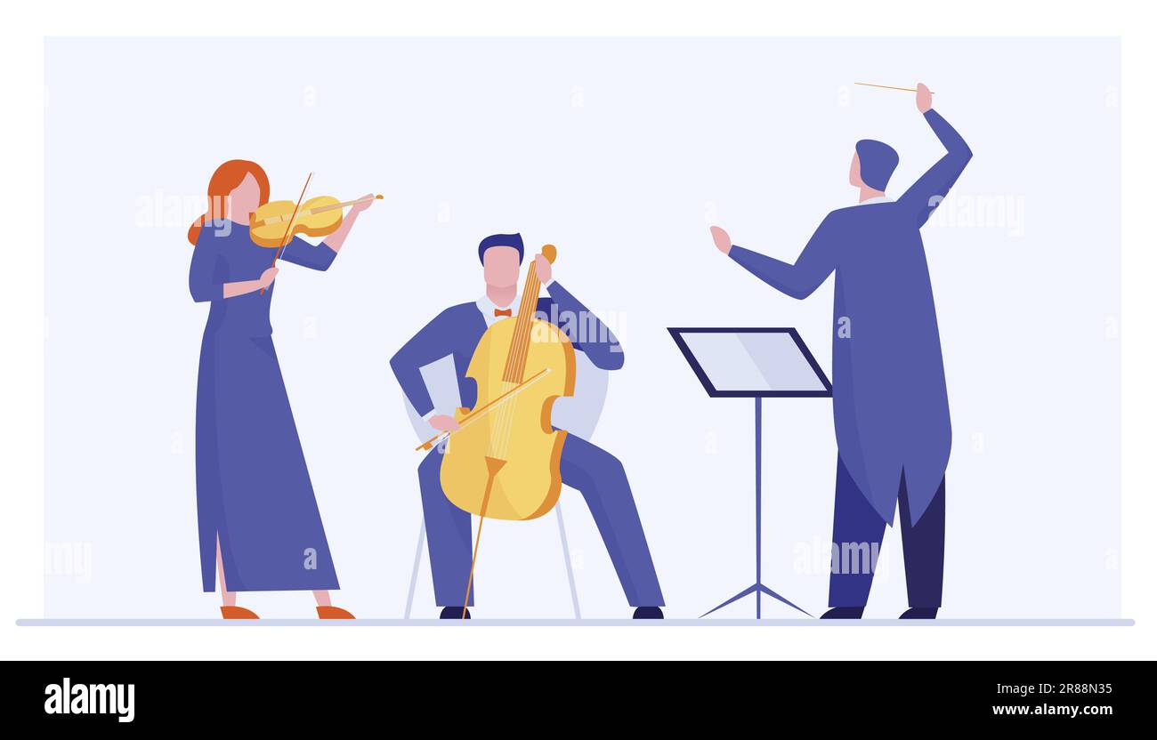 Philharmonic orchestra Cut Out Stock Images & Pictures - Alamy