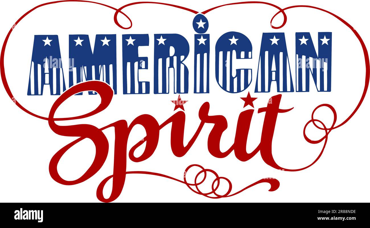 American Spirit design, 4th of July Stock Vector Image & Art - Alamy