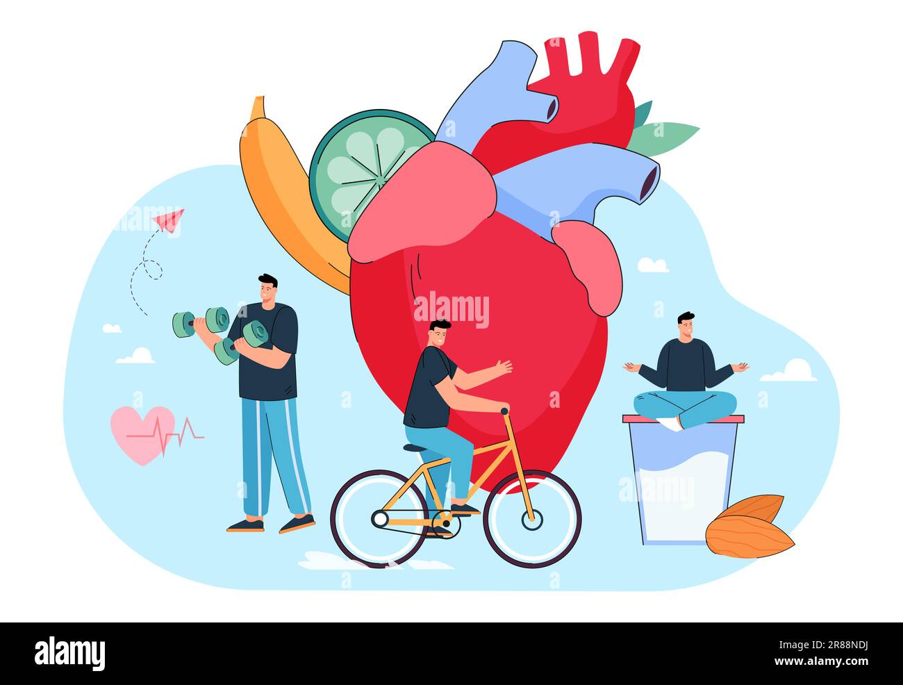 Huge dumbbell Stock Vector Images - Alamy