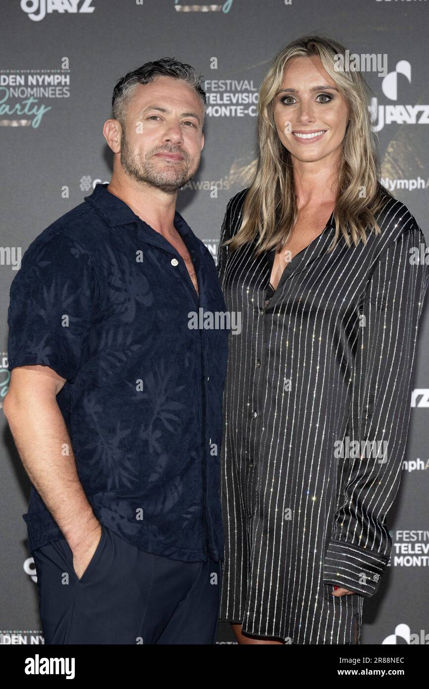 Monte Carlo, Monaco. 20th June, 2023. Warren Brown and Anna Woolhouse ...