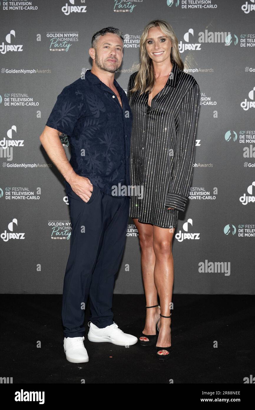 Monte Carlo, Monaco. 20th June, 2023. Warren Brown and Anna Woolhouse ...