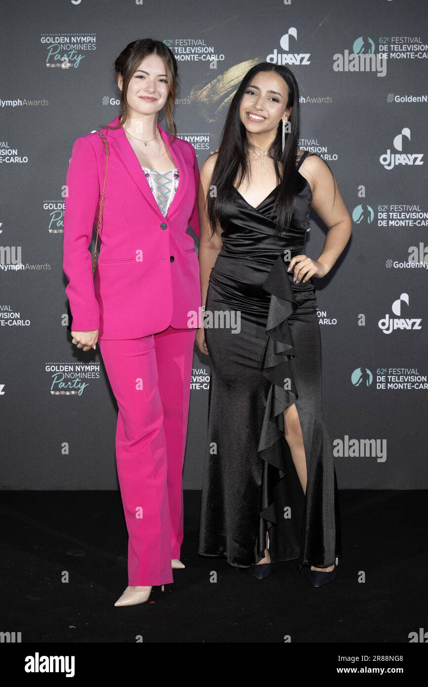 Monte Carlo, Monaco. 20th June, 2023. Elsa Bois and Chocoh attend the ...