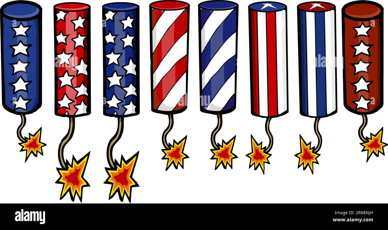 firecrackers, fireworks, July 4th Stock Vector Image & Art - Alamy