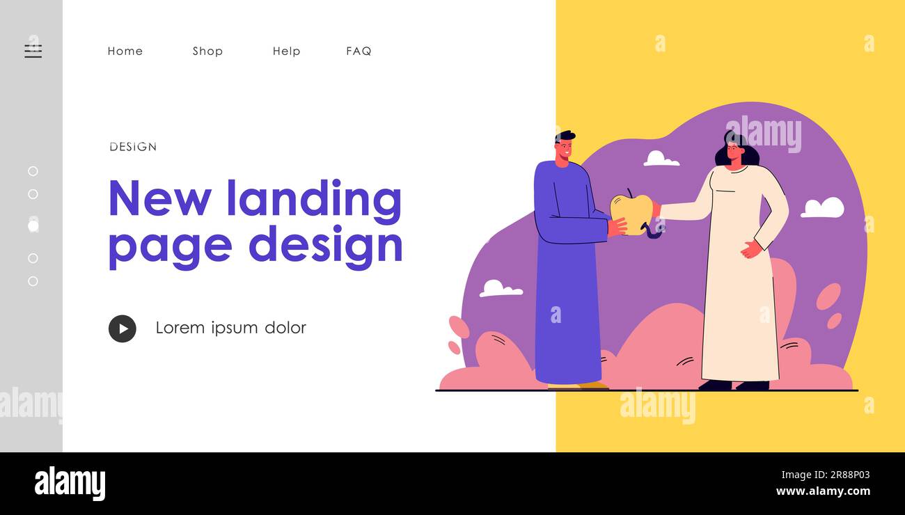 Food offering template Stock Vector Images - Alamy