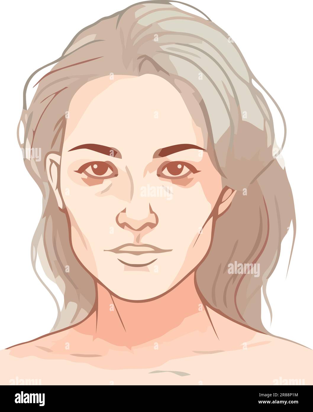 woman adult face style Stock Vector Image & Art - Alamy