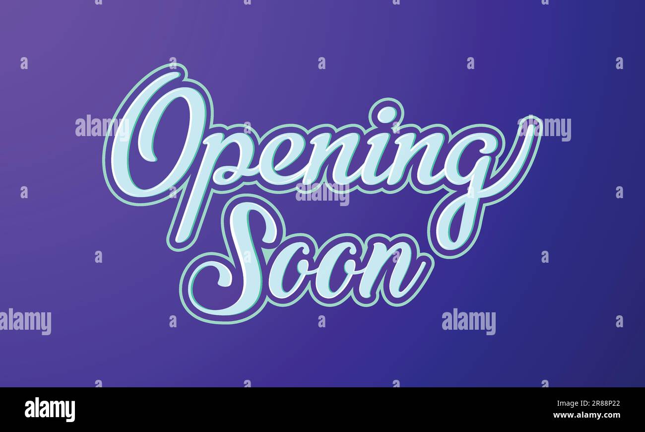 New store opening soon Stock Vector Images - Alamy