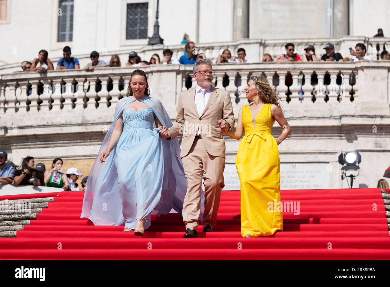 Director Christopher McQuarrie, wife Heather and daughter Wilhelmina ...