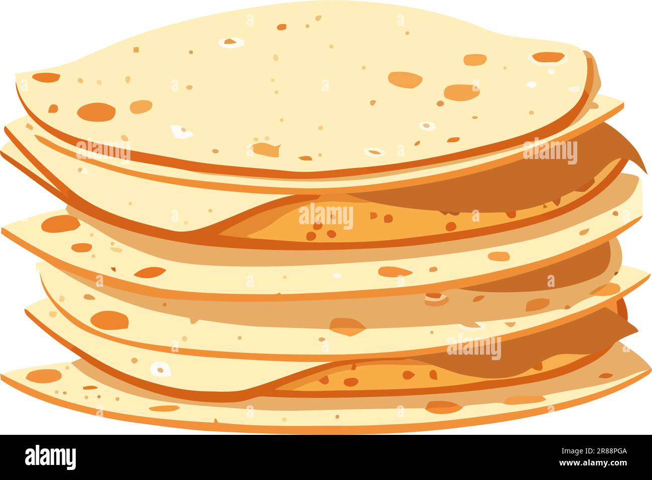 Whole wheat pita Stock Vector Images - Alamy