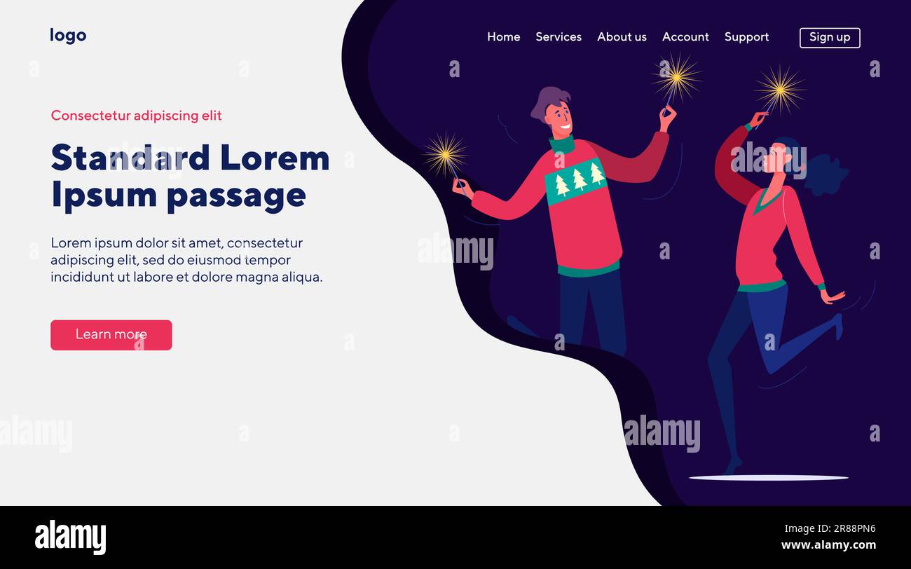 Woman having fun christmas Stock Vector Images - Alamy