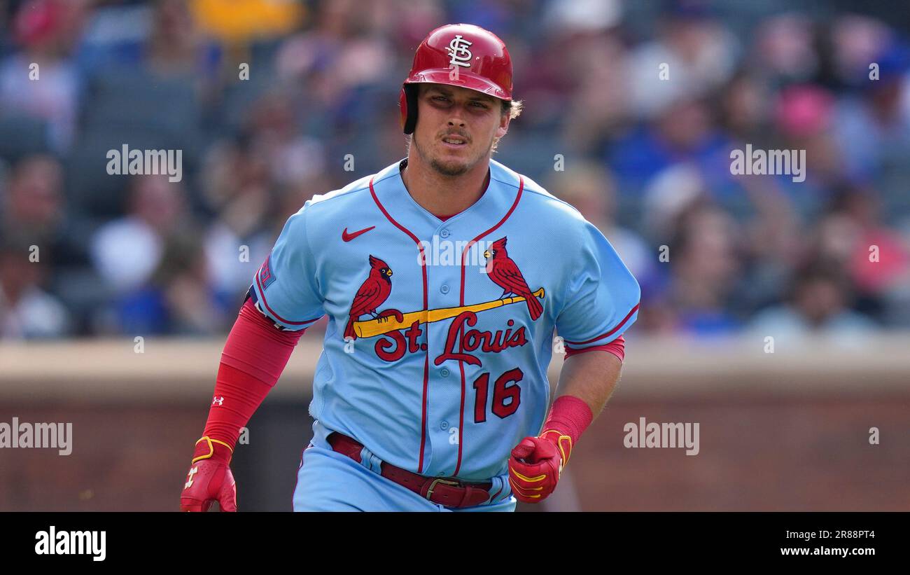 St. Louis Cardinals' Nolan Gorman during the third inning of a baseball ...