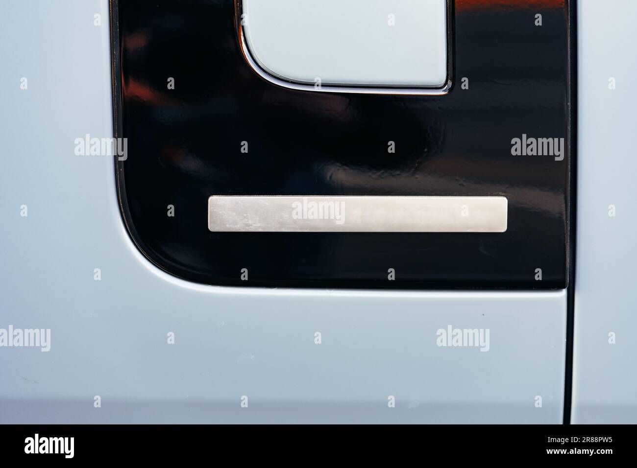 Detail of metal fender of a luxury car Stock Photo - Alamy