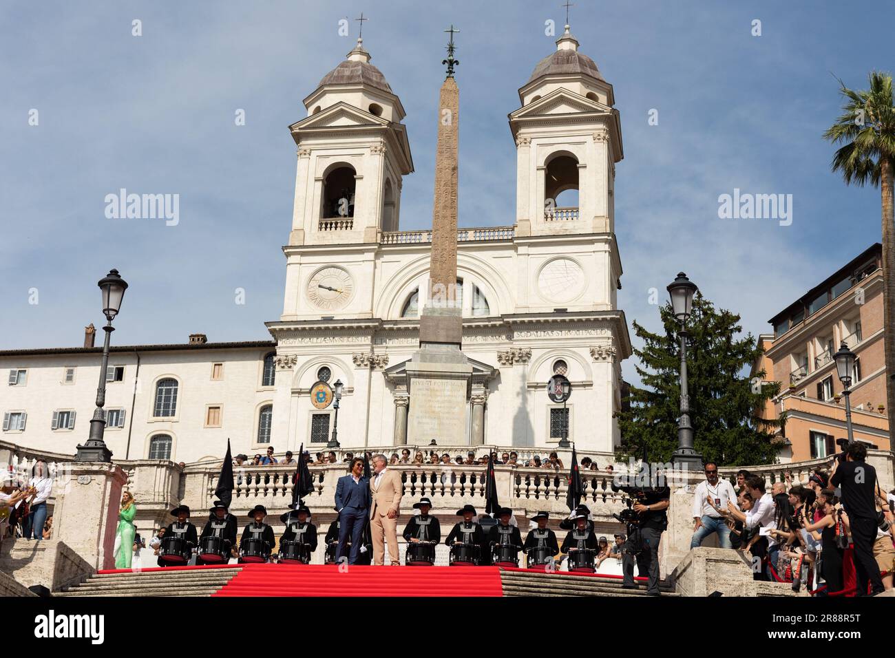 Rome, Italy. 19th June, 2023. Tom Cruise and Director Chris McQuarrie ...
