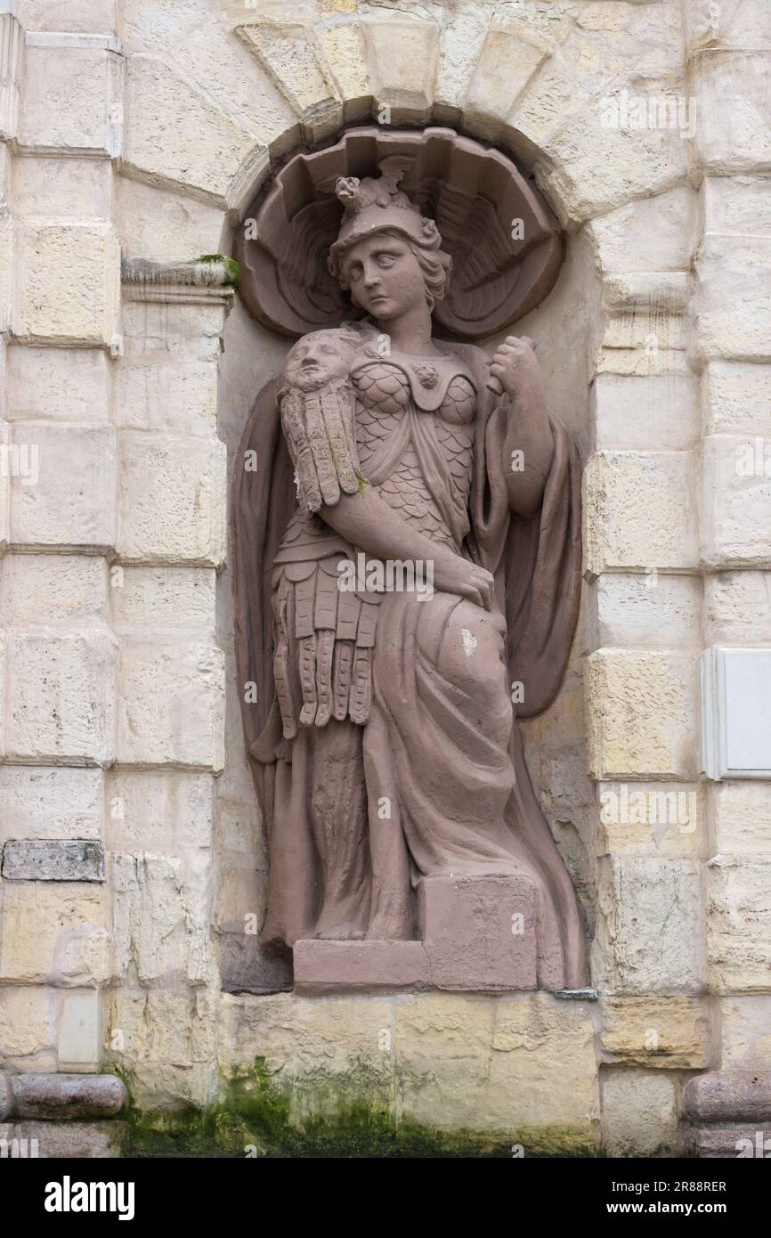 Bellona ancient Roman goddess of war. Petrovsky Gates of the Peter and ...