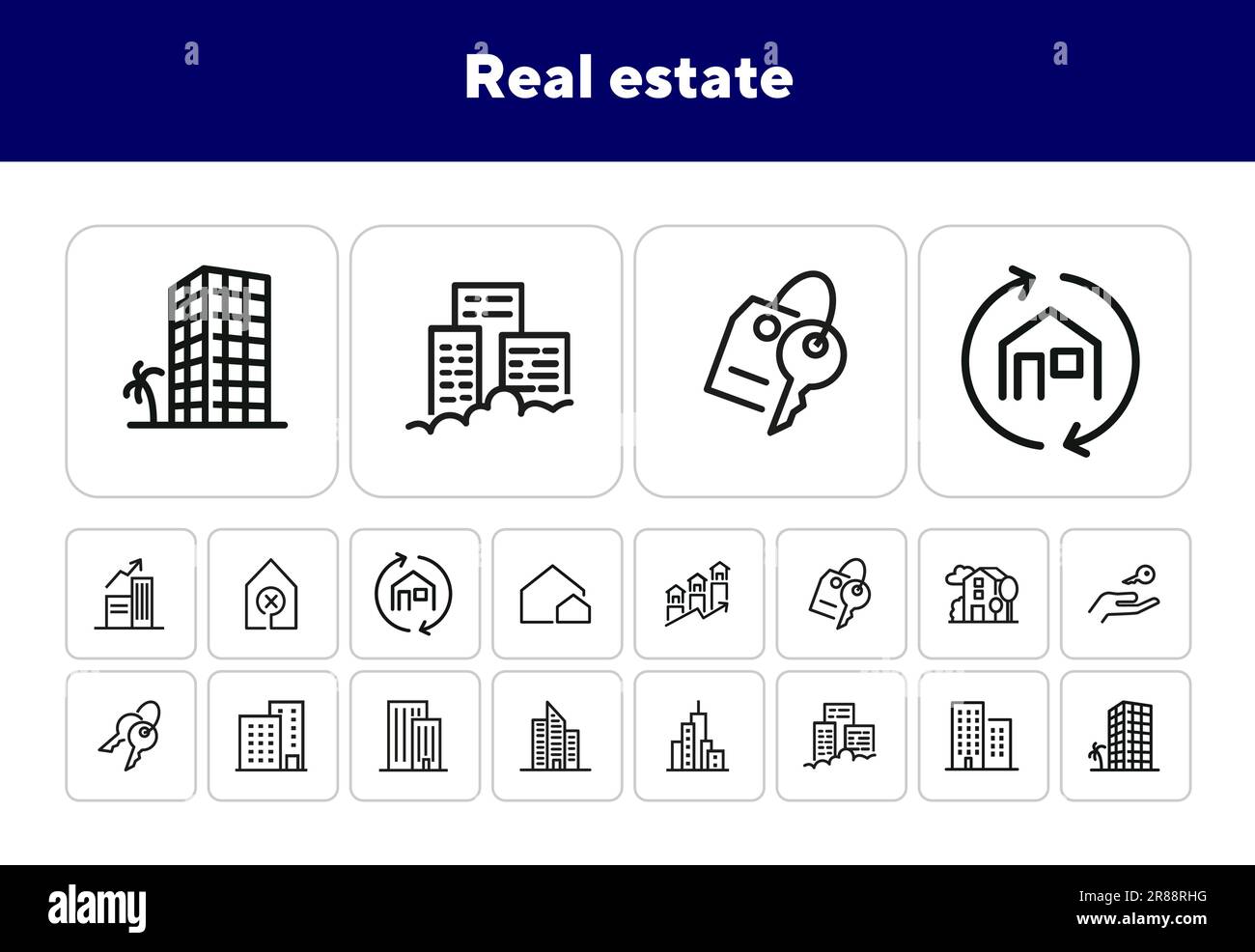 Renting plan Stock Vector Images - Alamy