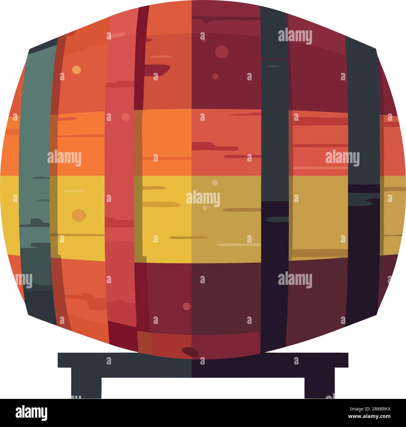 Iconic brewery barrel container, beer Stock Vector Image & Art - Alamy