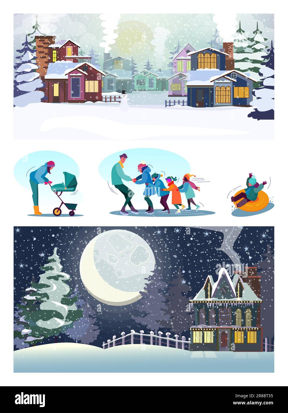 Child enjoying walking Stock Vector Images - Alamy