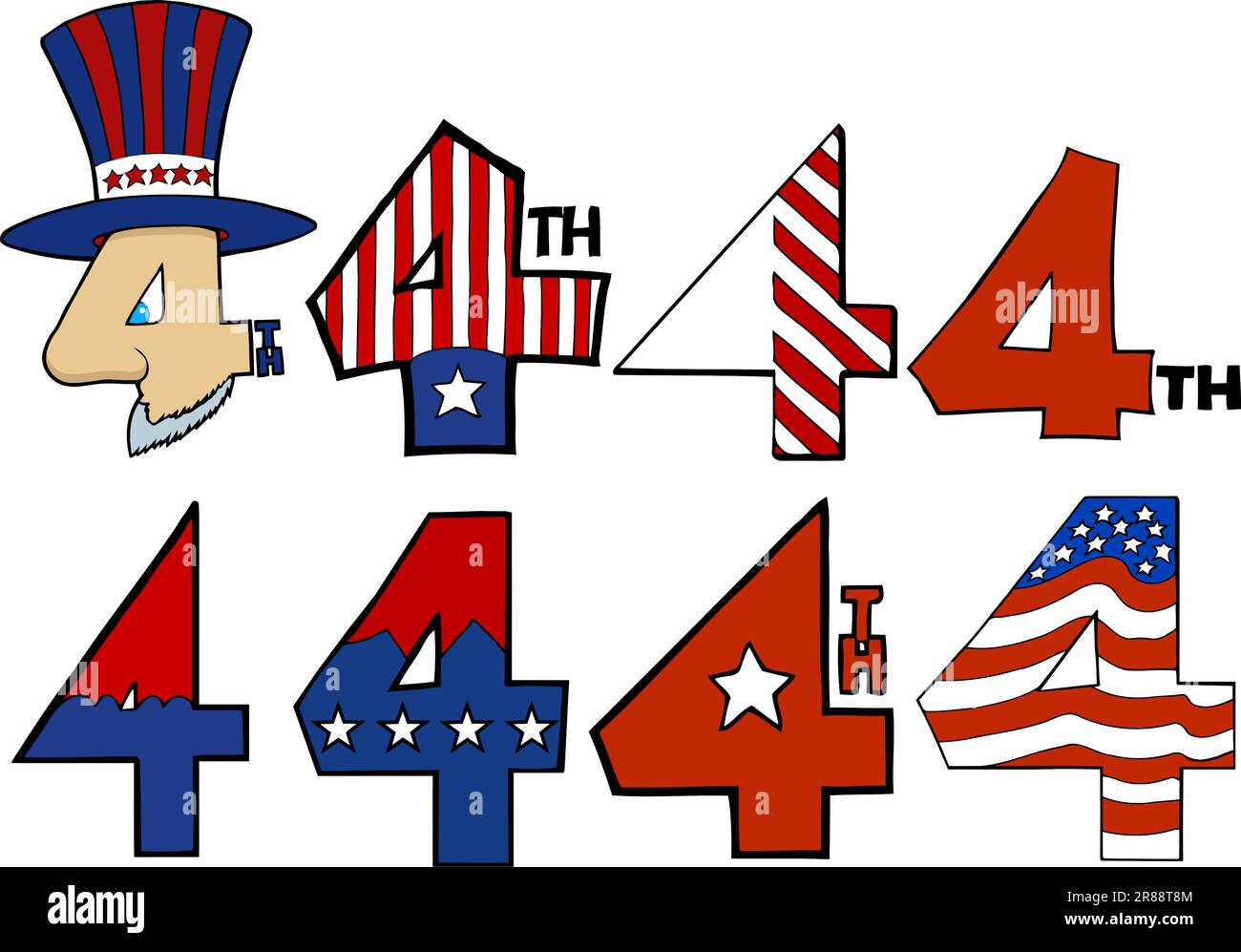 Number 4 Cut Out Stock Images & Pictures - Alamy