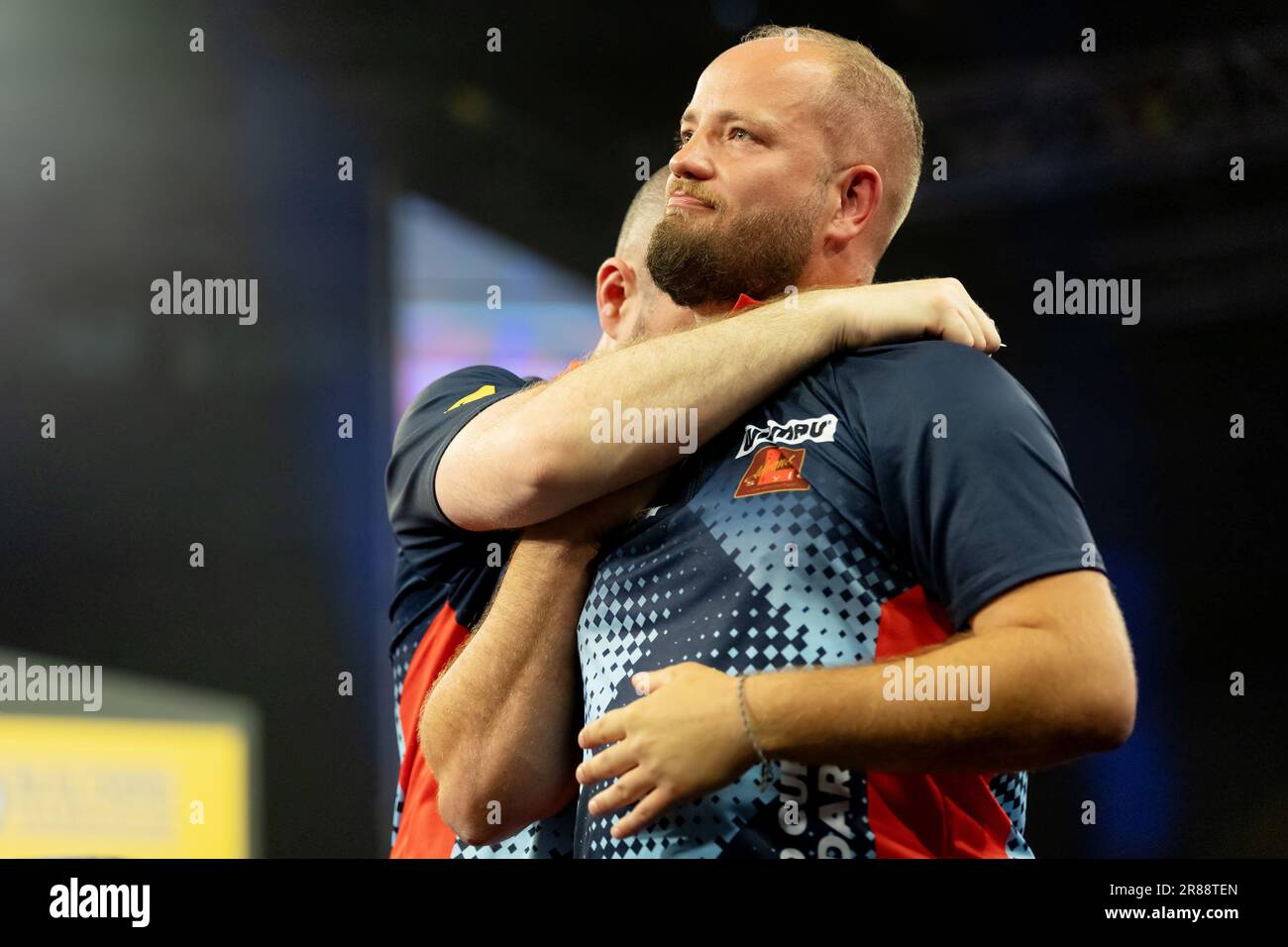 18 June 2023, Hesse, Frankfurt/Main: Darts: World Team Championship ...