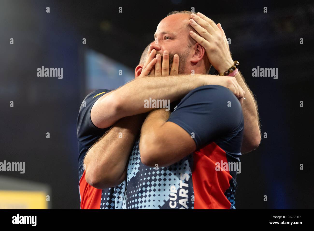 18 June 2023, Hesse, Frankfurt/Main: Darts: World Team Championship ...