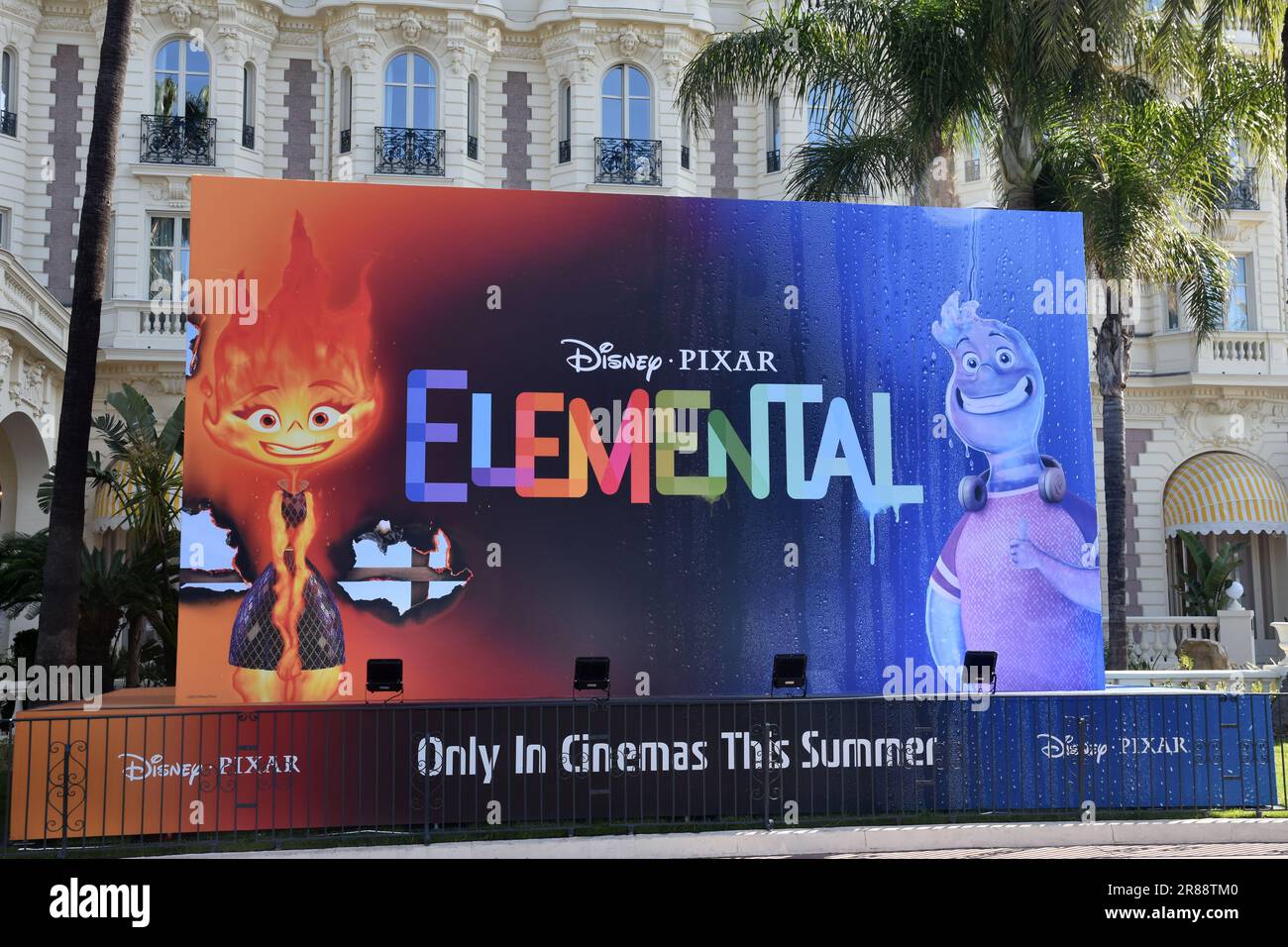 France, french riviera, Cannes, advertising poster for the film ...