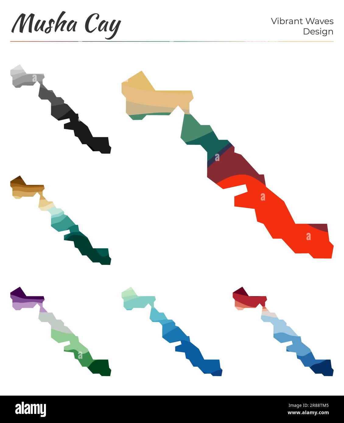 Musha cay map hi-res stock photography and images - Alamy