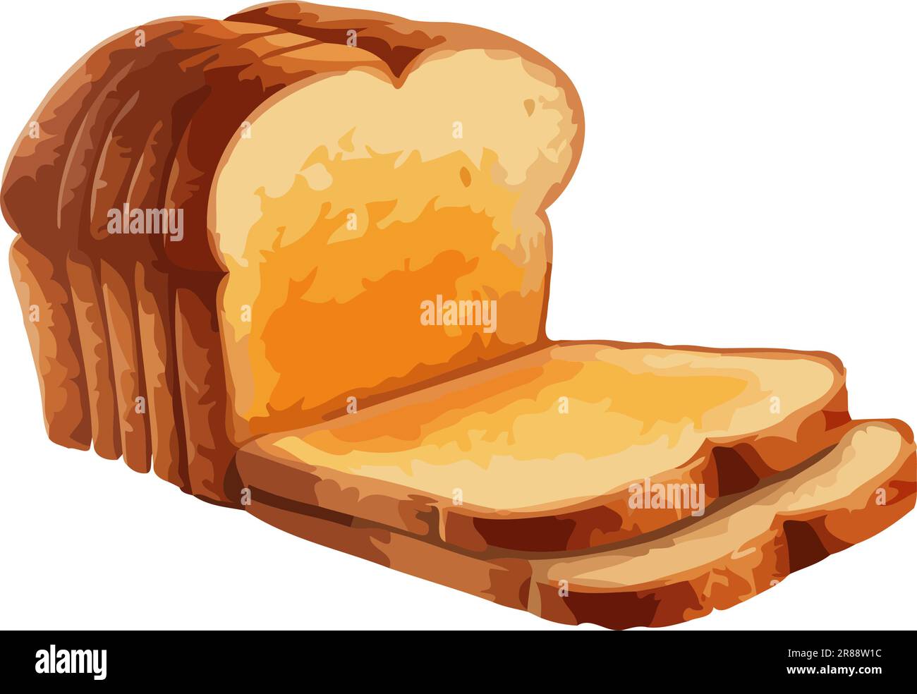 A fresh baked bread, a symbol of gourmet Stock Vector Image & Art - Alamy