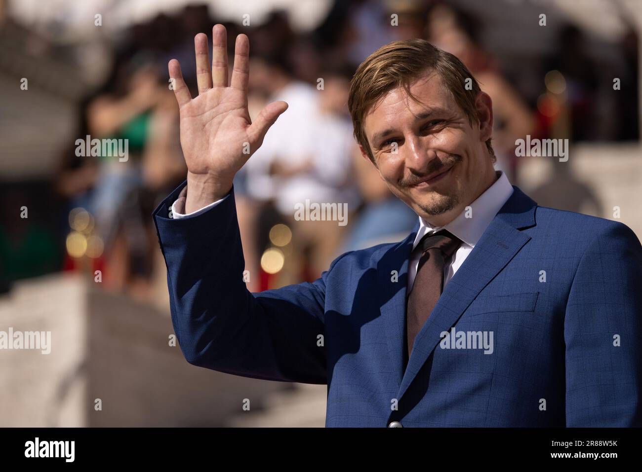 Frederick Schmidt attends the Red Carpet at the Global Premiere of Paramount Pictures' "Mission ...