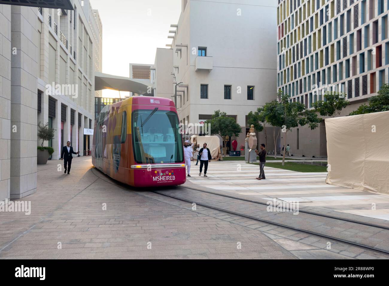 Msheireb, Qatar - March 18, 2023: Building Architecture of Musheireb ...