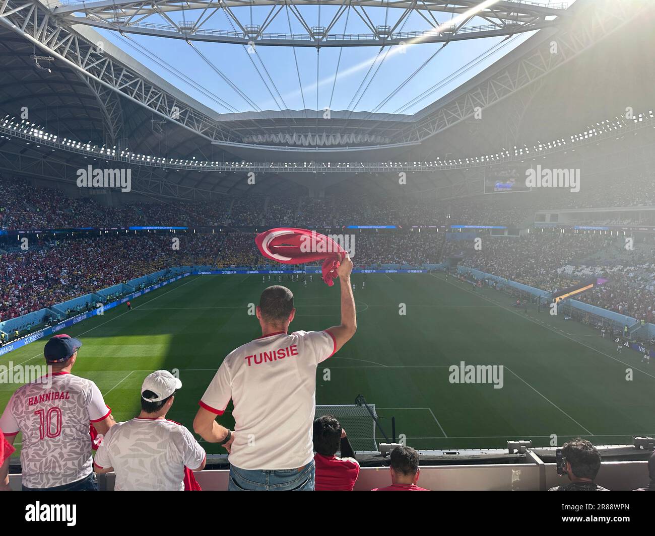 Wakra, Qatar - December 14, 2022: Beautiful Janoub Stadium, modern ...