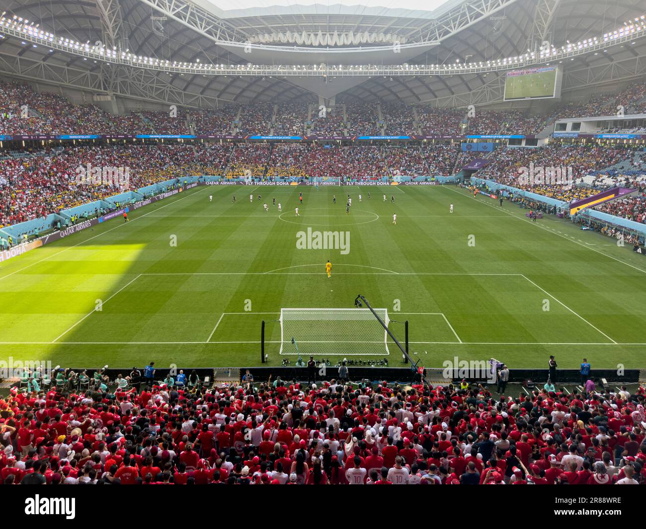 Wakra, Qatar - December 14, 2022: Beautiful Janoub Stadium, modern ...