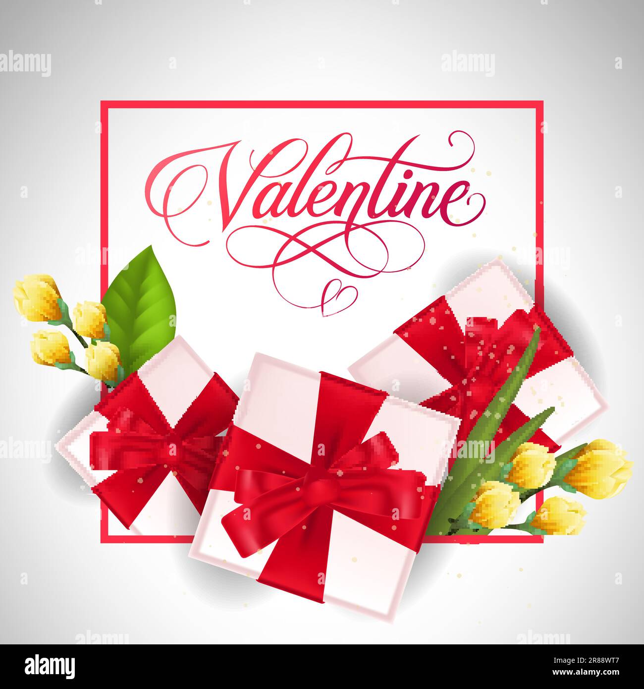 Couple of tulips Stock Vector Images - Alamy