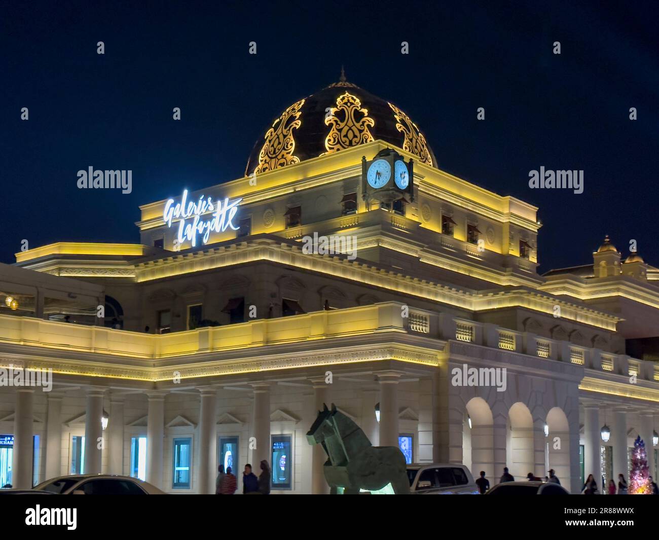 Katara Cultural village view of Galeries Lafayette, Katara Mall popular ...