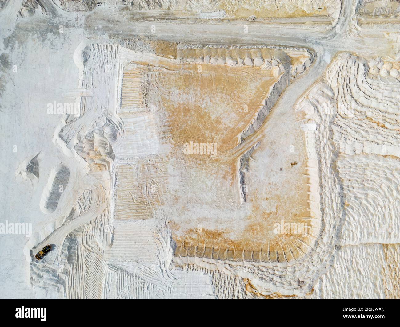 Lithium fields in the Atacama desert in Chile, South America - a ...
