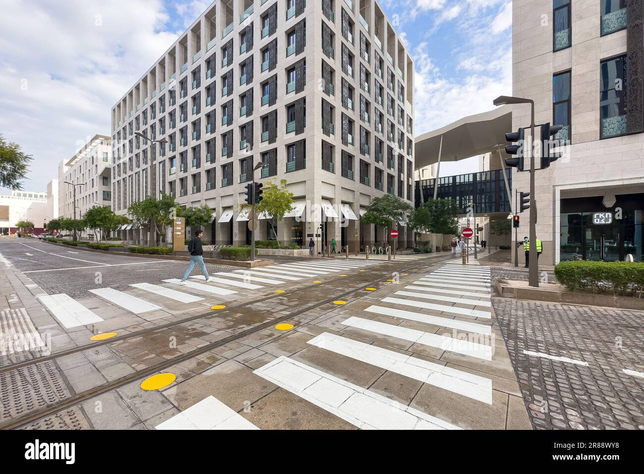 Building Architecture of Musheireb Downtown Stock Photo - Alamy