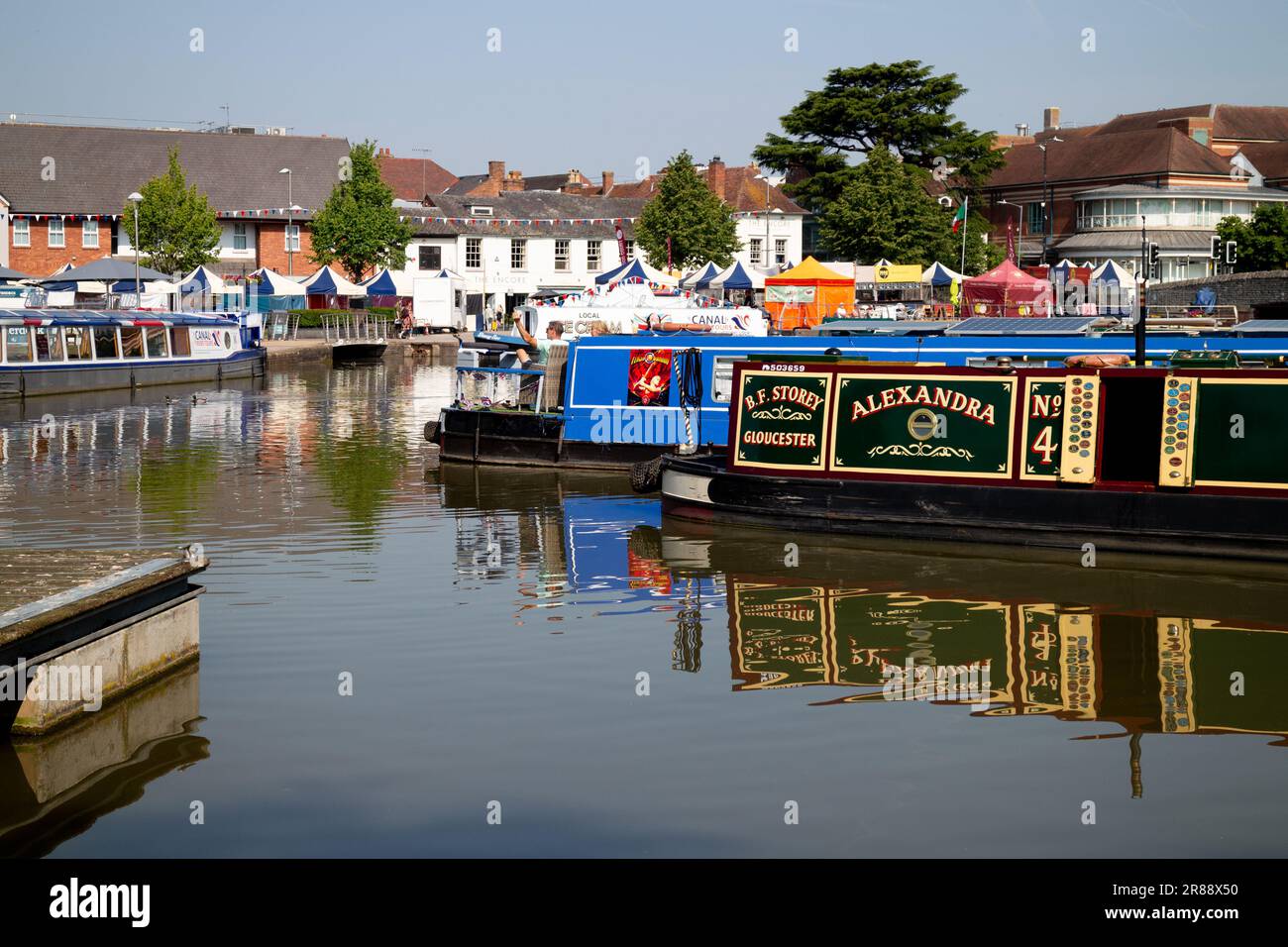 Bancroft Canal Basin, Stratford-upon-Avon, Warwickshire, England, UKI ...