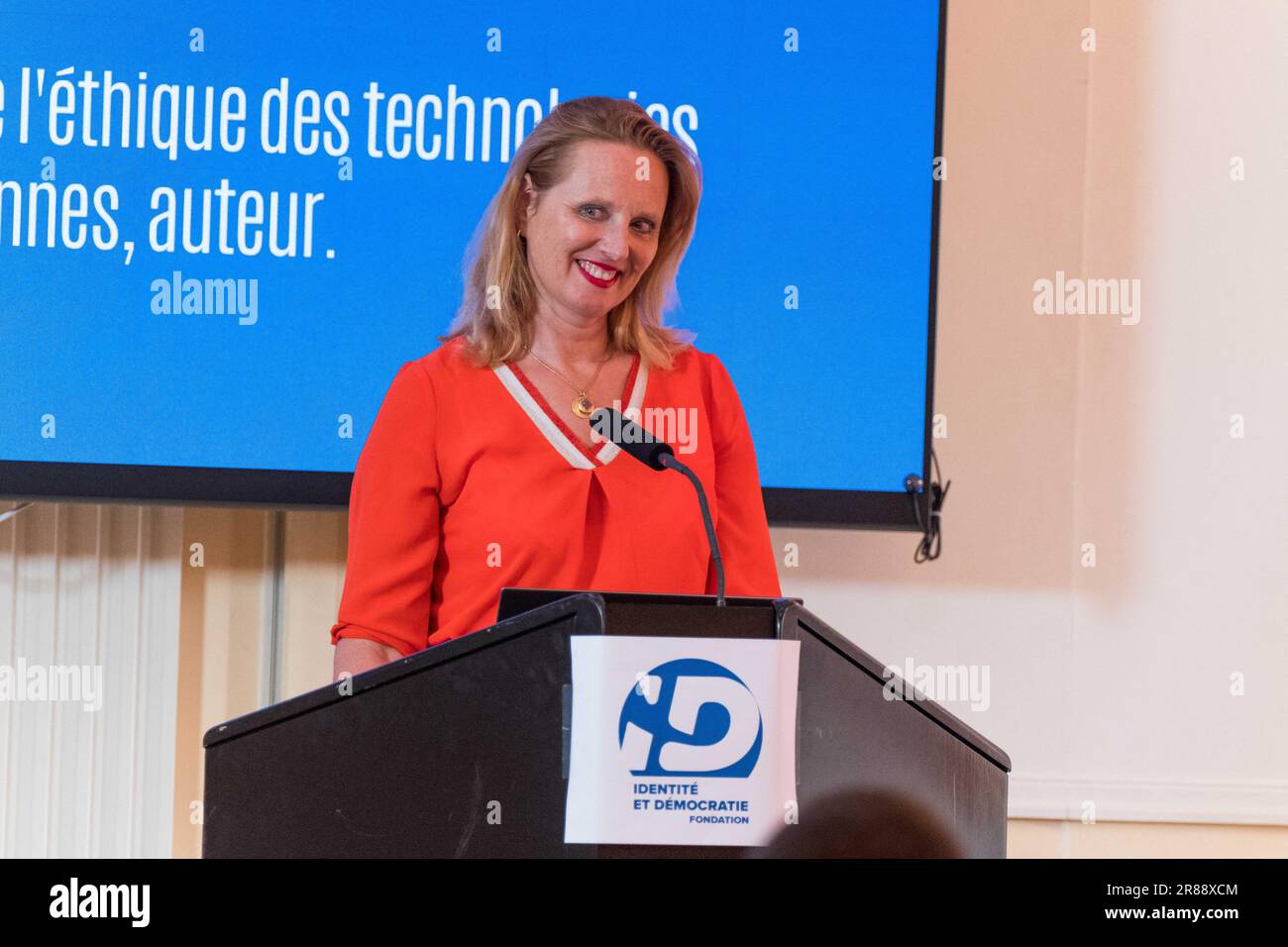 Paris, France. 19th June, 2023. Director of NBIC Ethics and Author ...