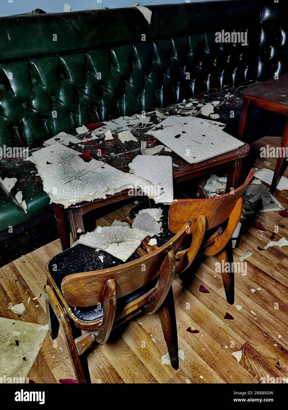 Some of the ceiling has fallen down SHEFFIELD, ENGLAND STEP INSIDE the ...