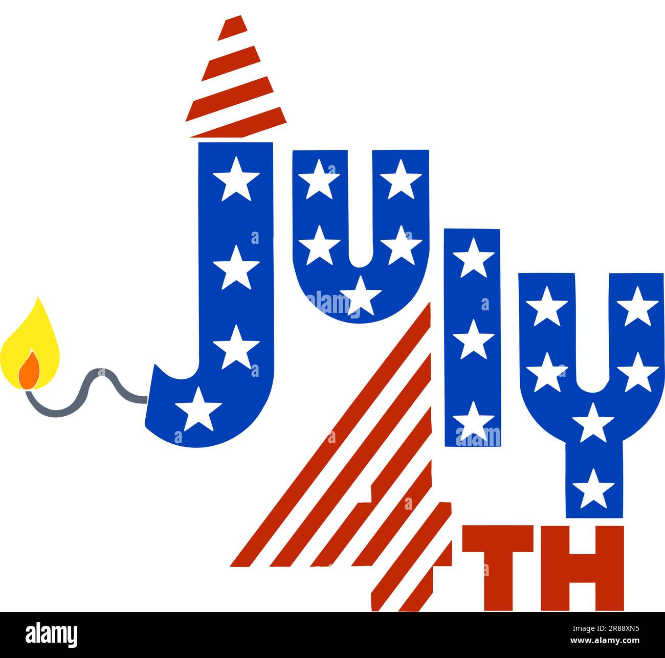 July 4th design, 4th of July rocket Stock Vector Image & Art - Alamy