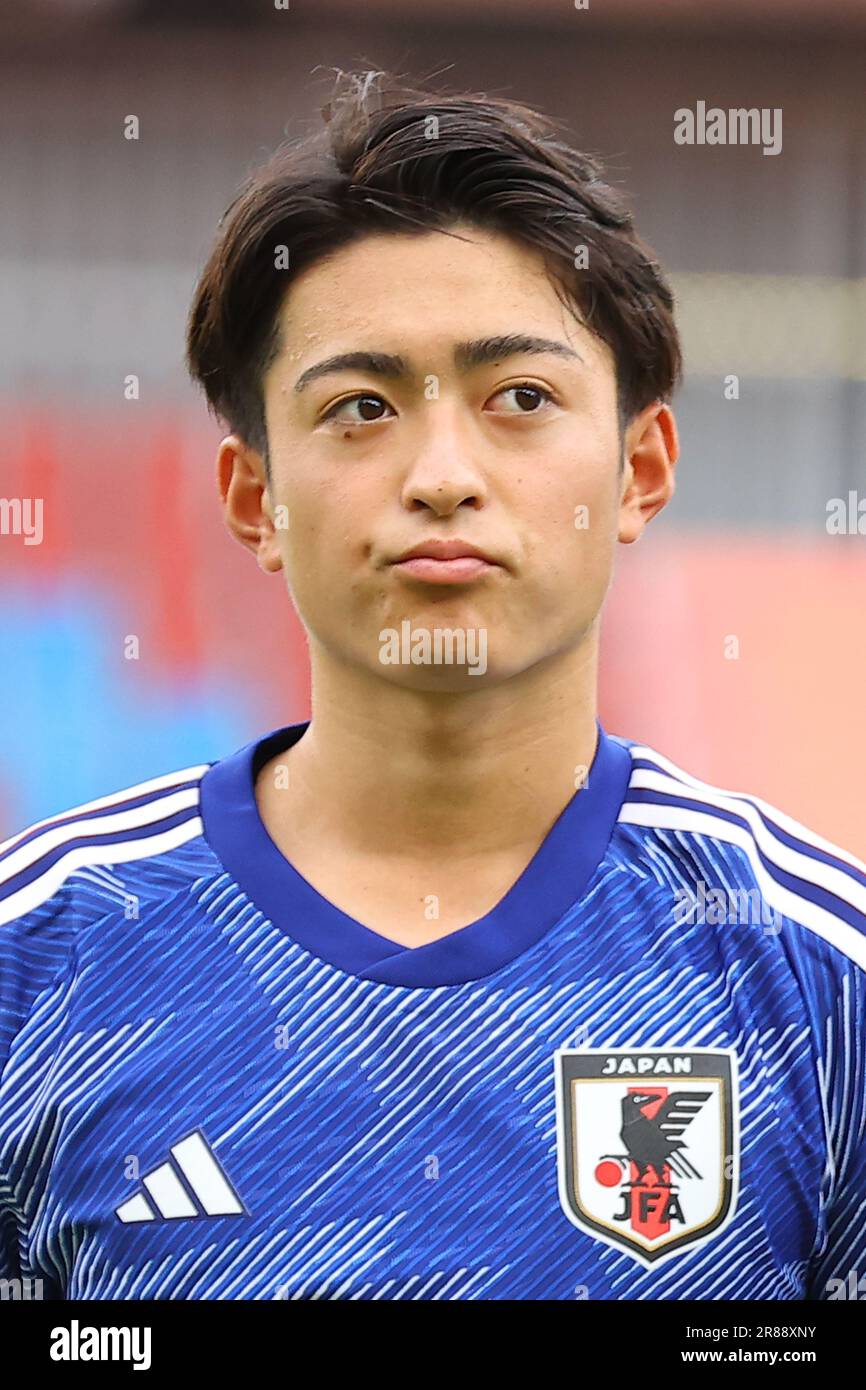 Bangkok, Thailand. 17th June, 2023. Japan's Gaku Nawata before the AFC U17 Asian Cup Thailand ...