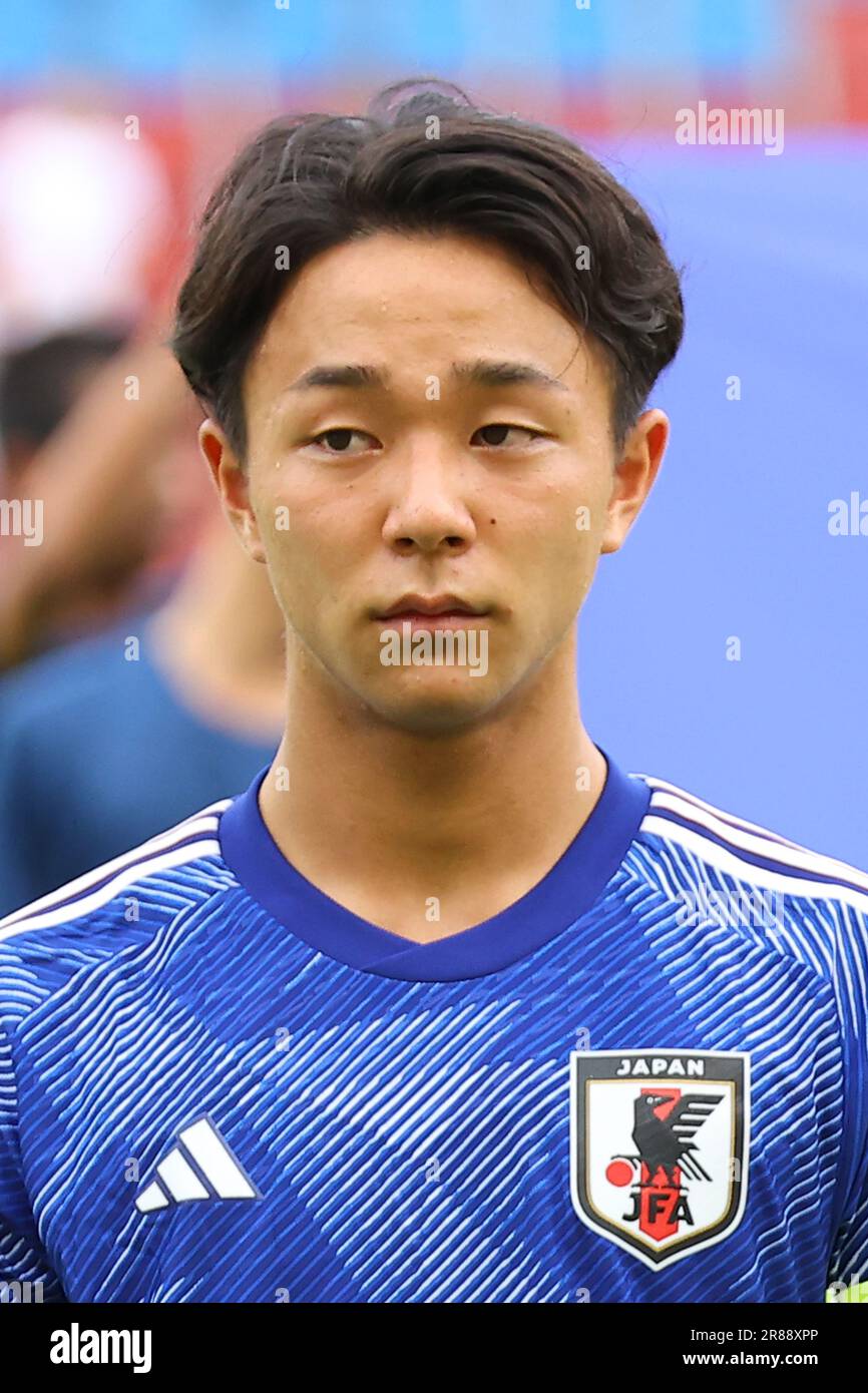 Bangkok, Thailand. 17th June, 2023. Japan's Keita Kosugi before the AFC ...
