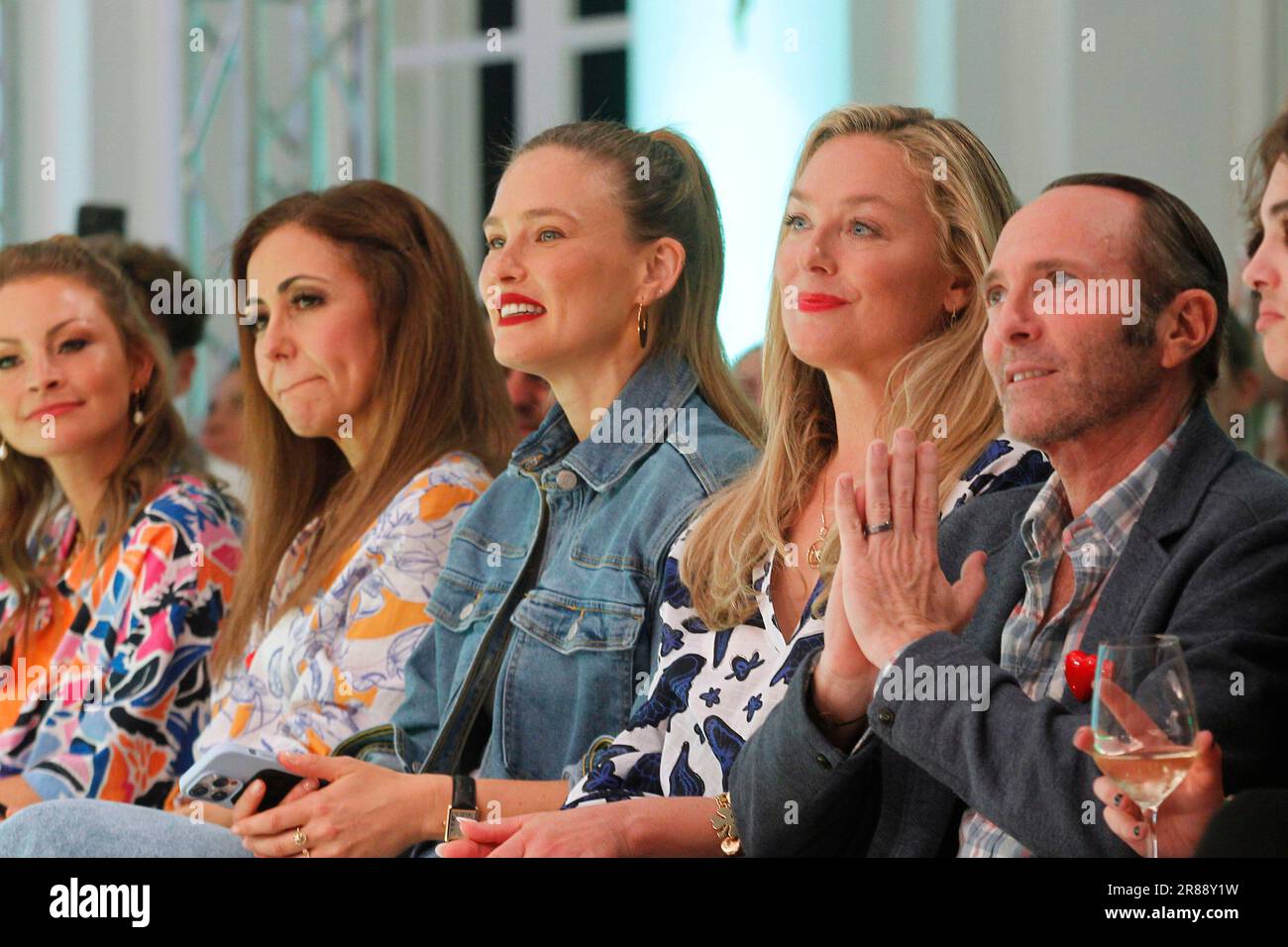 Anastasia Zampounidis, Bar Refaeli, Elisabeth Roehm and Peter Glatzer ...