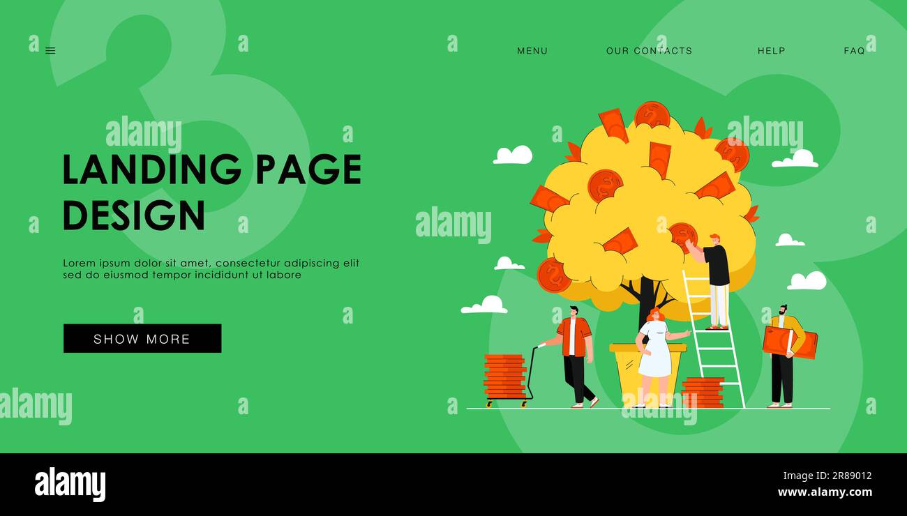 Pension pot tree Stock Vector Images - Alamy