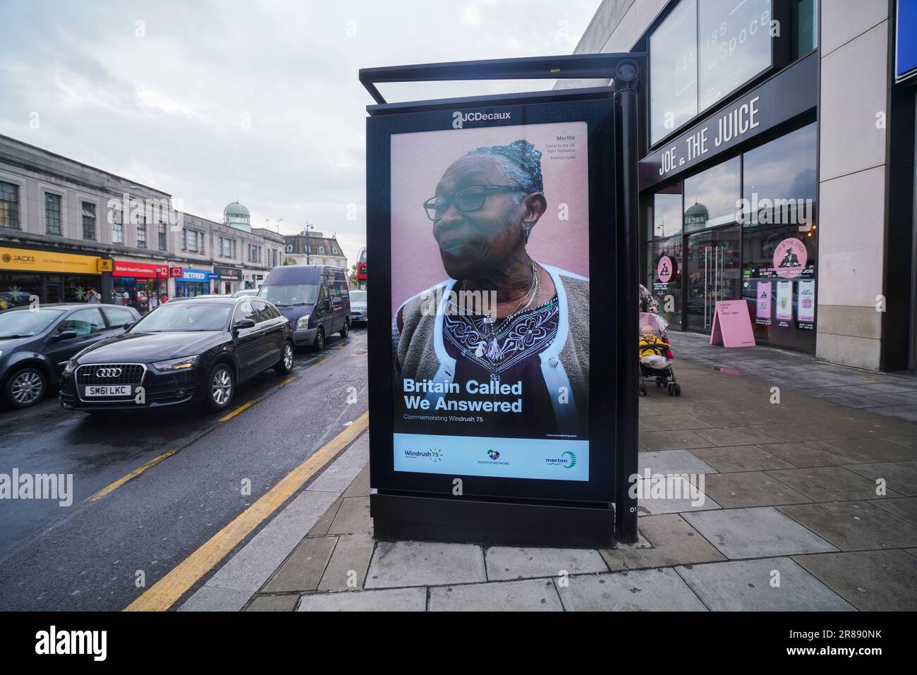 London UK. 20 June 2023 A portrait of Merlita , retired nurse who came ...