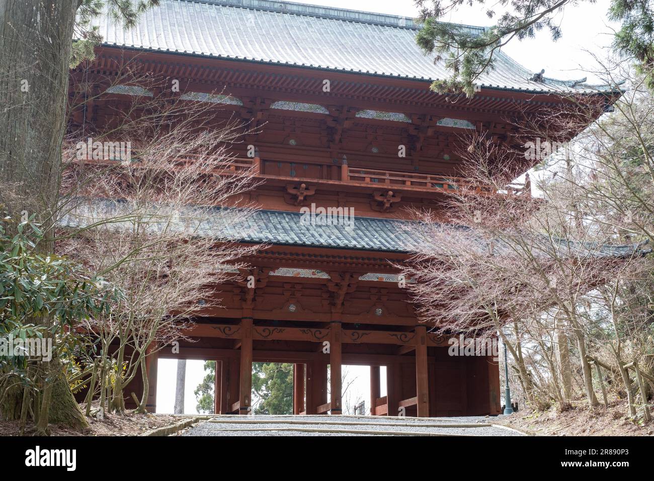 Daimon Gate, Koyasan, Japan Stock Photo - Alamy