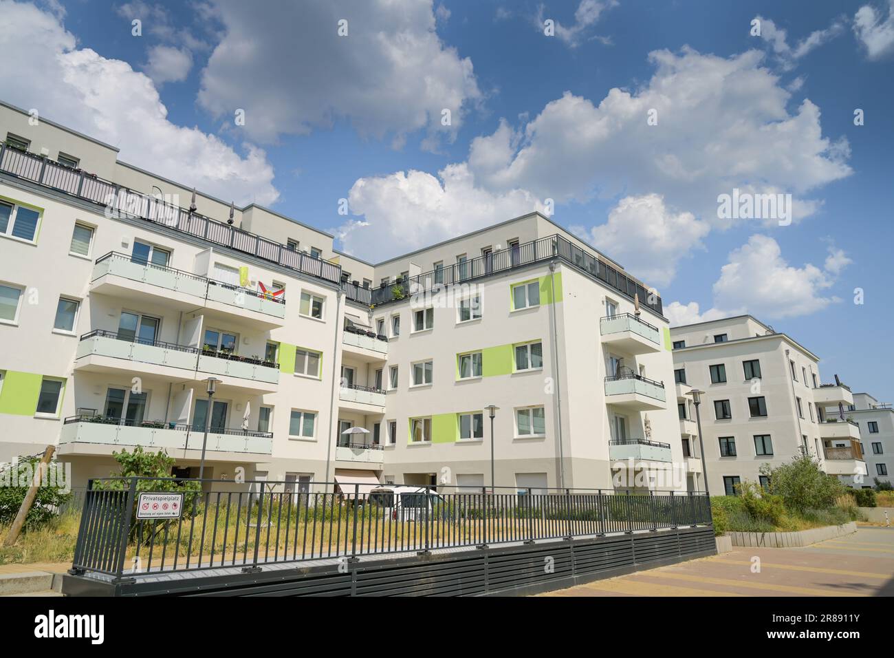 Wohnhäuser, Maselakepark, Carossa-Quartier, Hakenfelde, Spandau, Berlin ...