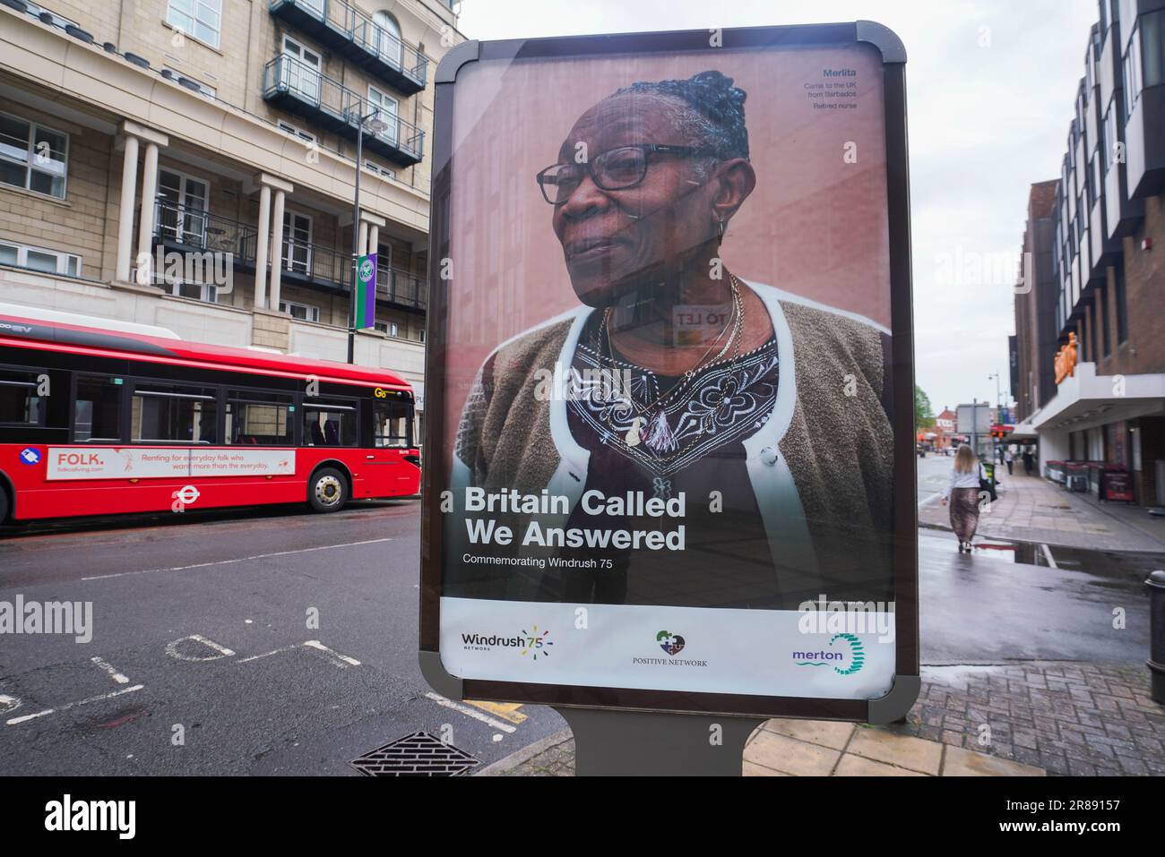 Windrush bus hi-res stock photography and images - Alamy