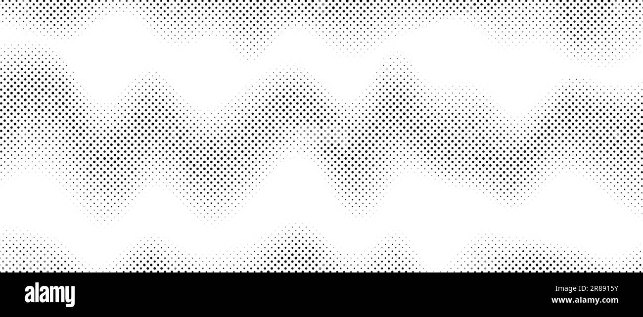 Halftone wave gradient texture. Faded noise grain wallpaper. Black and ...