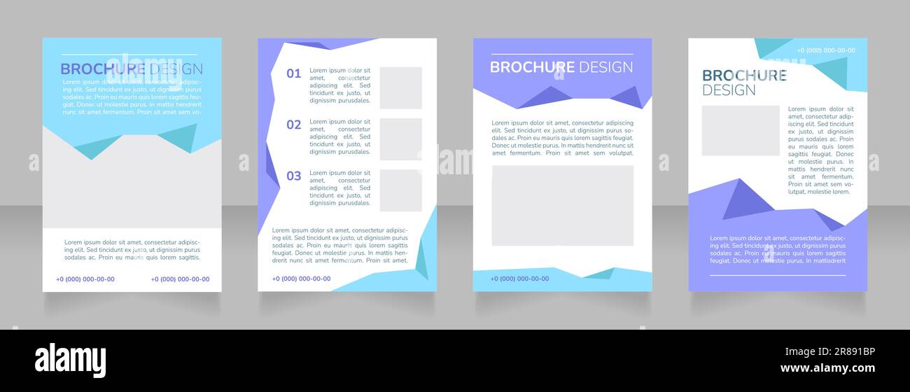 Beginning tuition business blank brochure layout design Stock Vector ...