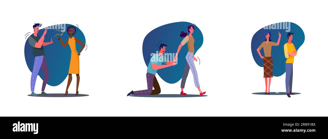 Young people angry Stock Vector Images - Alamy