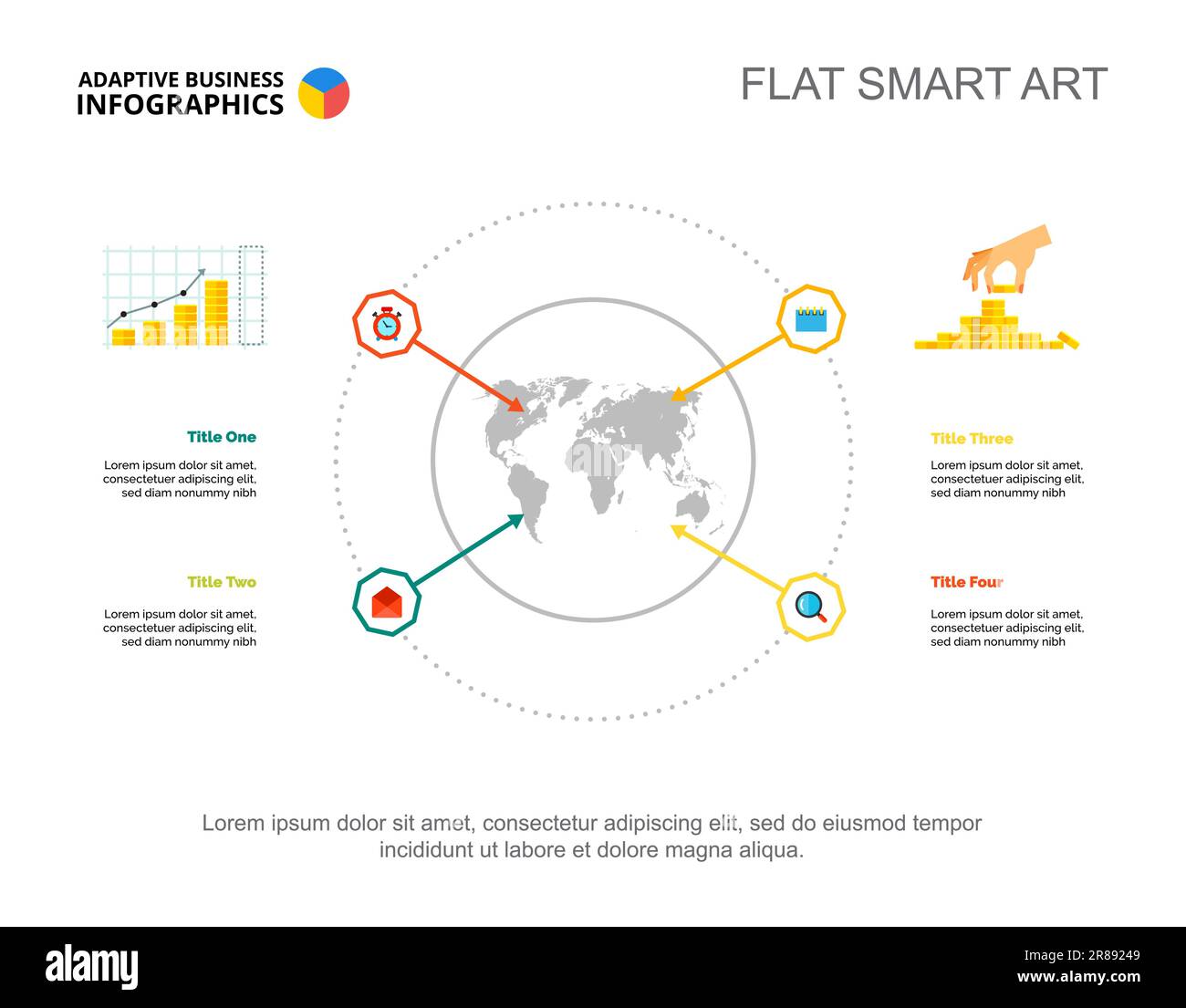 Four Finance Options Slide Template Stock Vector Image & Art - Alamy